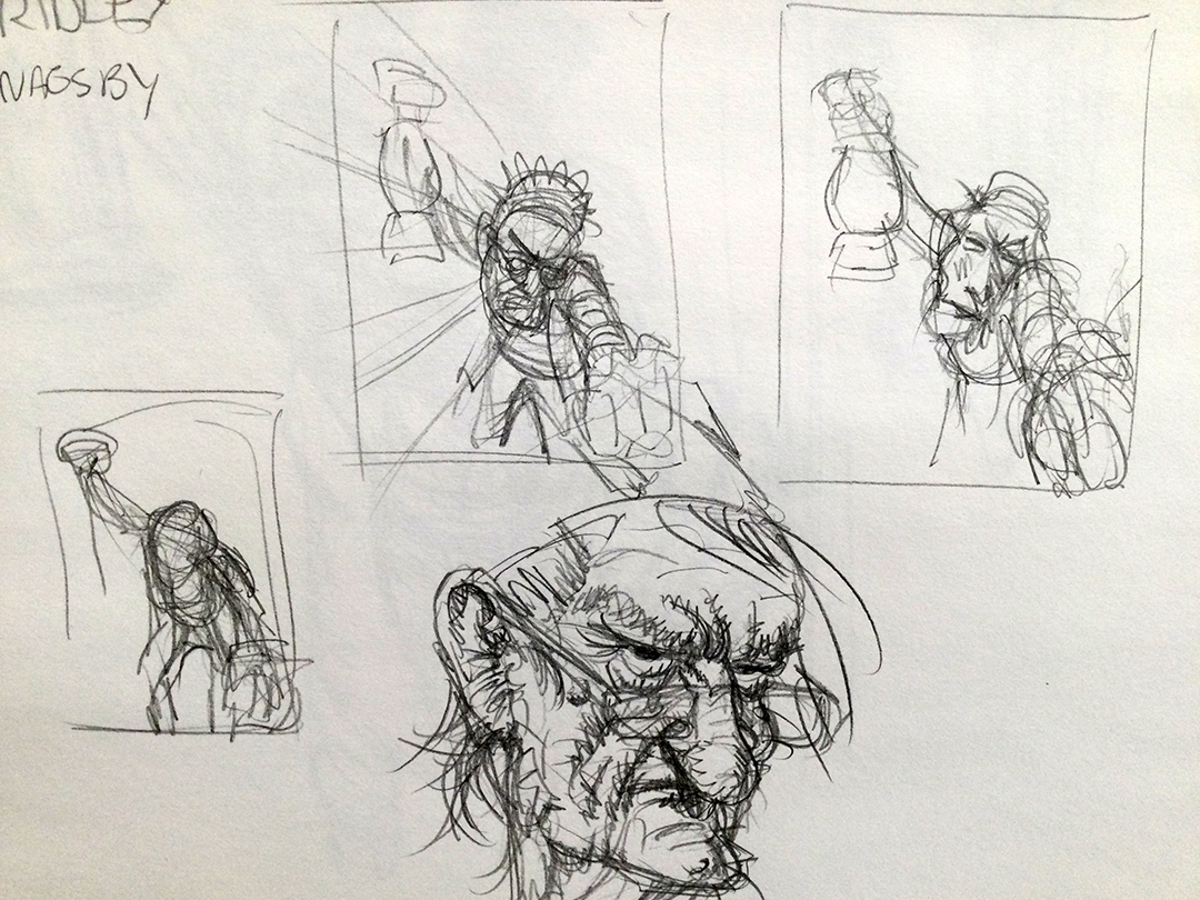 Mr. Krook – Gerry Mooney Illustrating Dickens