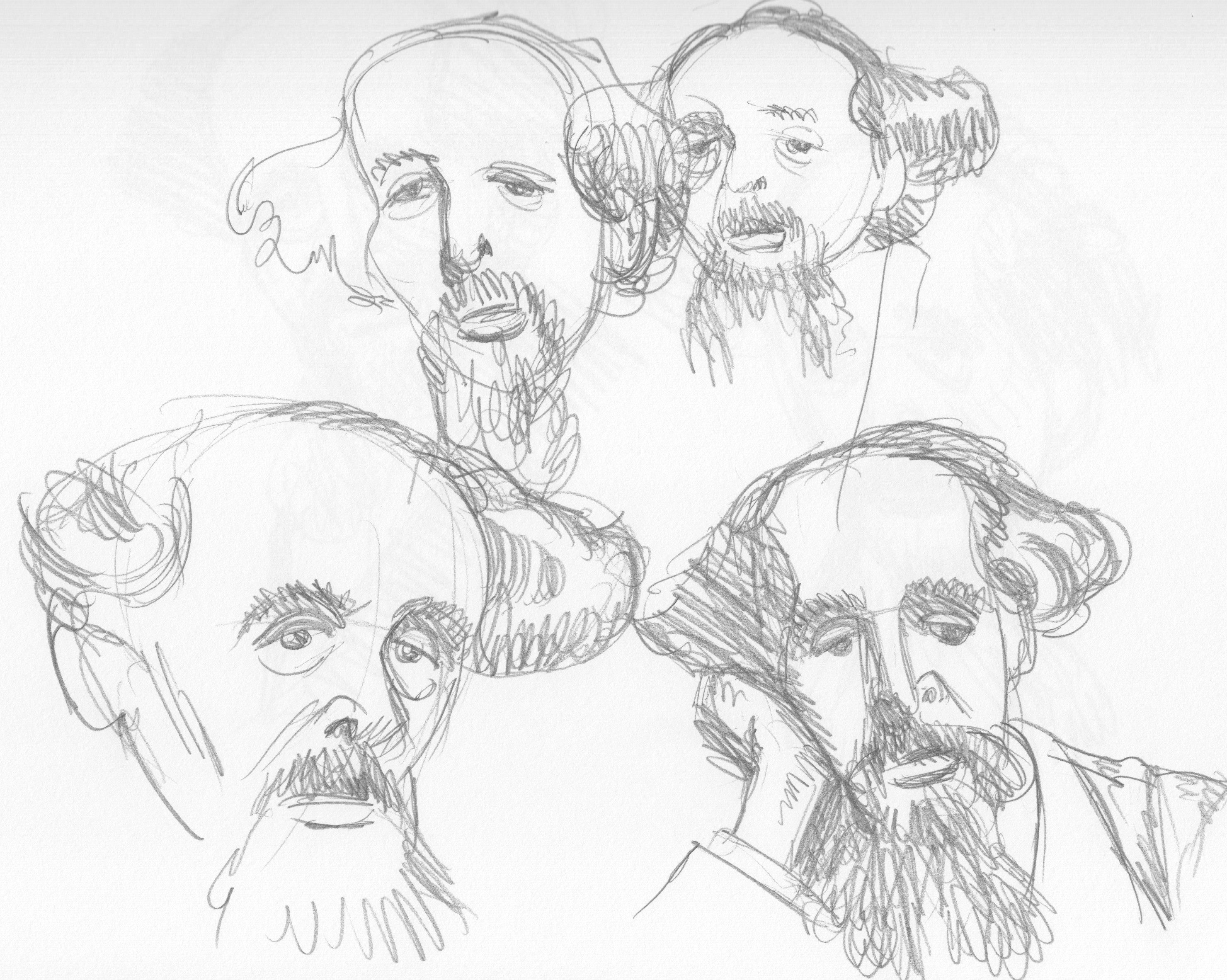 My Dickens Portrait – Gerry Mooney Illustrating Dickens