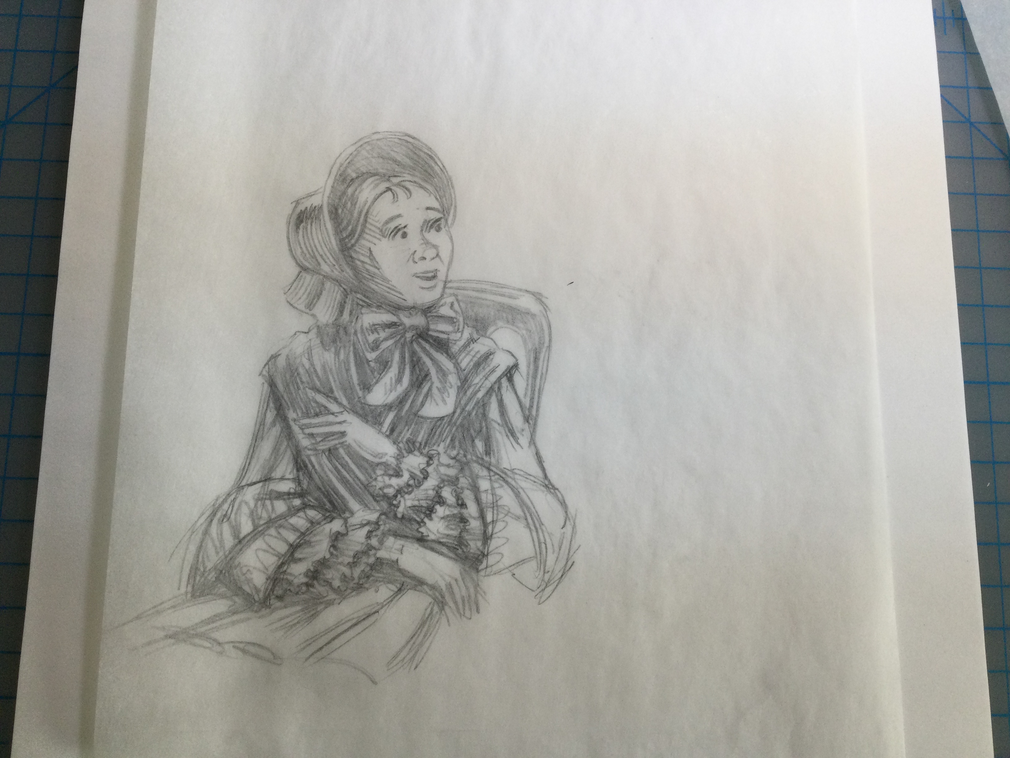 Ada, Esther and Lady Dedlock – Gerry Mooney Illustrating Dickens