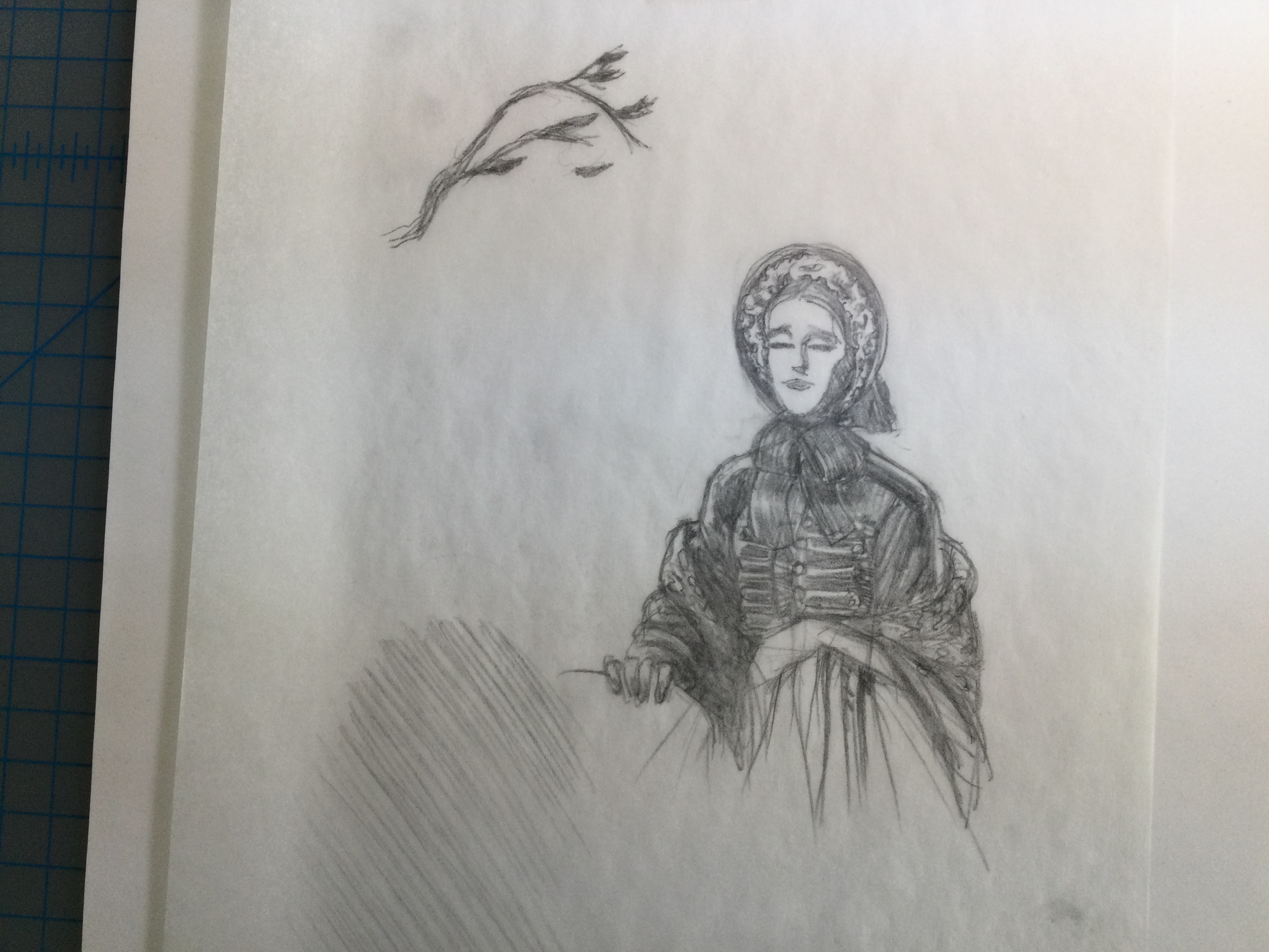 Ada, Esther and Lady Dedlock – Gerry Mooney Illustrating Dickens