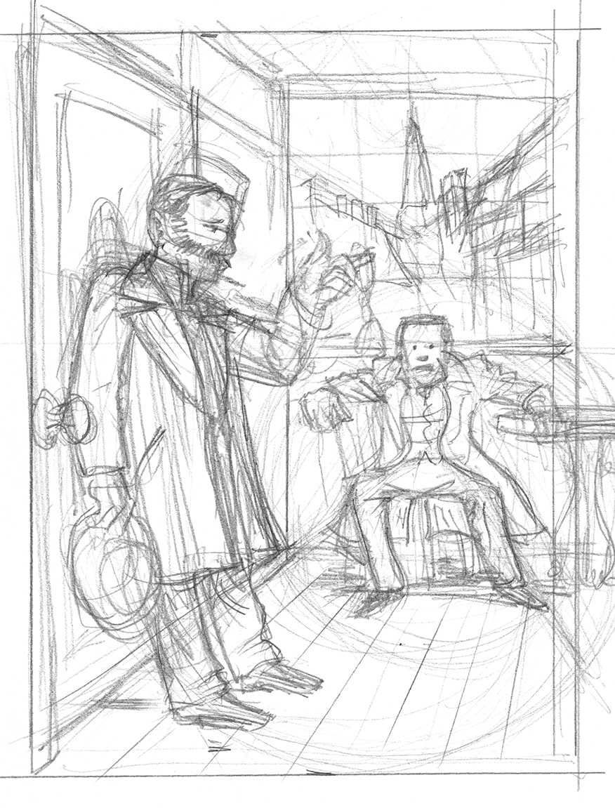 Inspector Bucket – Gerry Mooney Illustrating Dickens