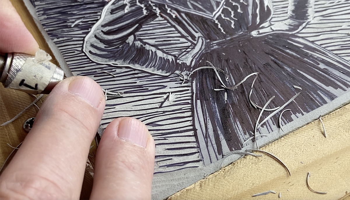 A “making of” video in the works – Gerry Mooney Illustrating Dickens